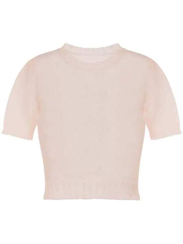 MAISON MARGIELA Sheer Knit Top