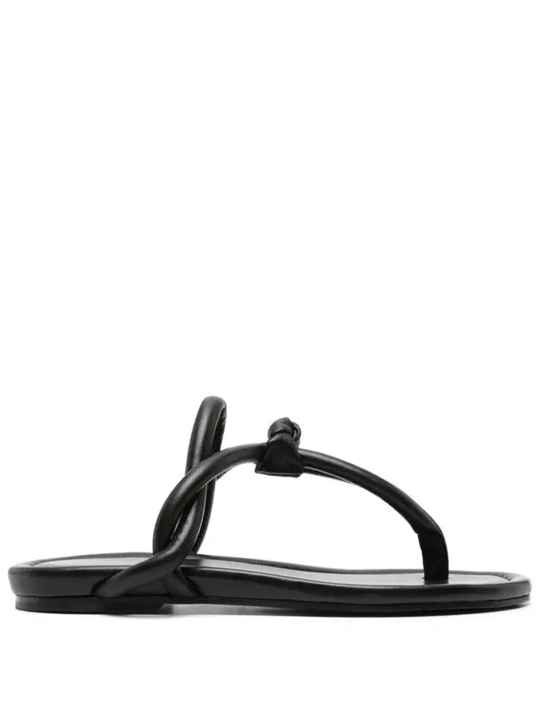 Fabiana Filippi Padded Thong-strap Sandals - Black