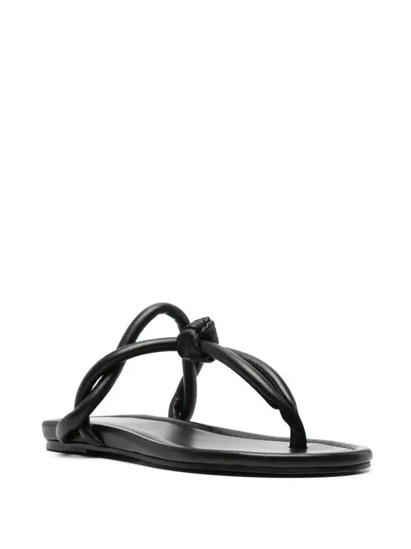 Fabiana Filippi Padded Thong-strap Sandals - Black