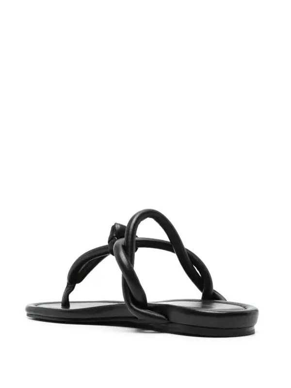 Fabiana Filippi Padded Thong-strap Sandals - Black
