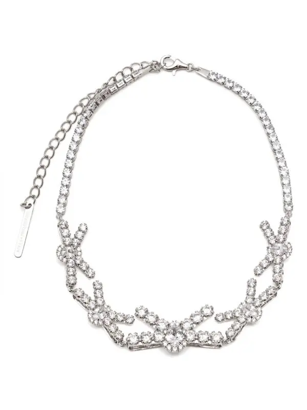 SHUSHU/TONG Crystal-embellished Choker - Metallic