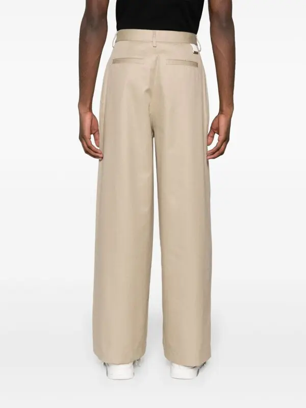 DARKPARK Pleated Straight Trousers