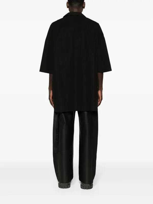 Rick Owens Magnum Tommy Longline Shirt - Black