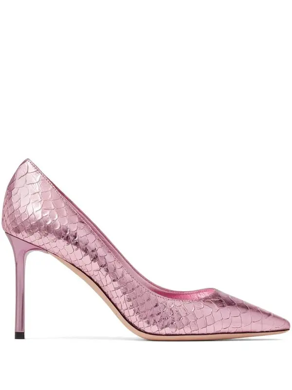 JIMMY CHOO Romy 85mm Leather Pumps