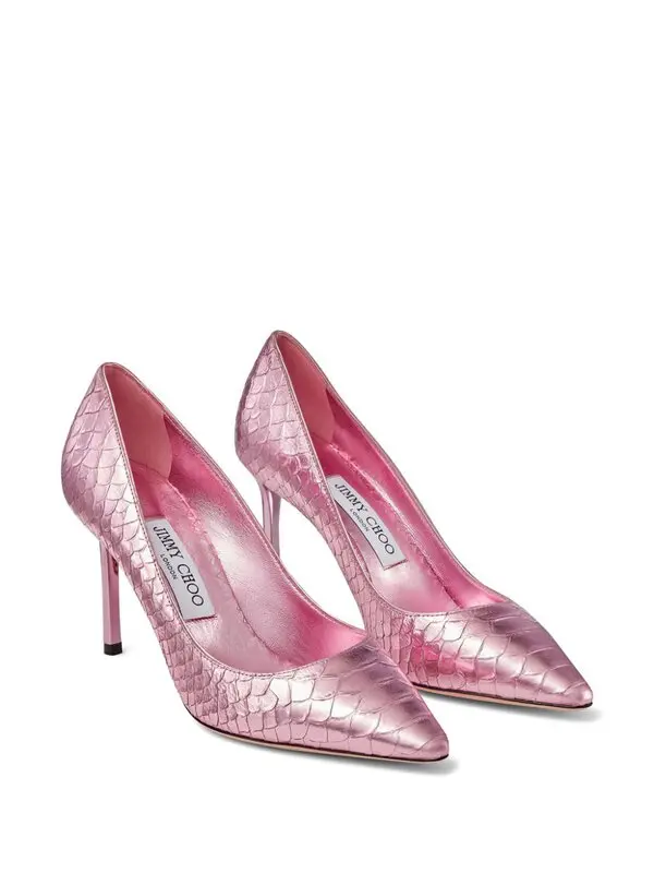 JIMMY CHOO Romy 85mm Leather Pumps