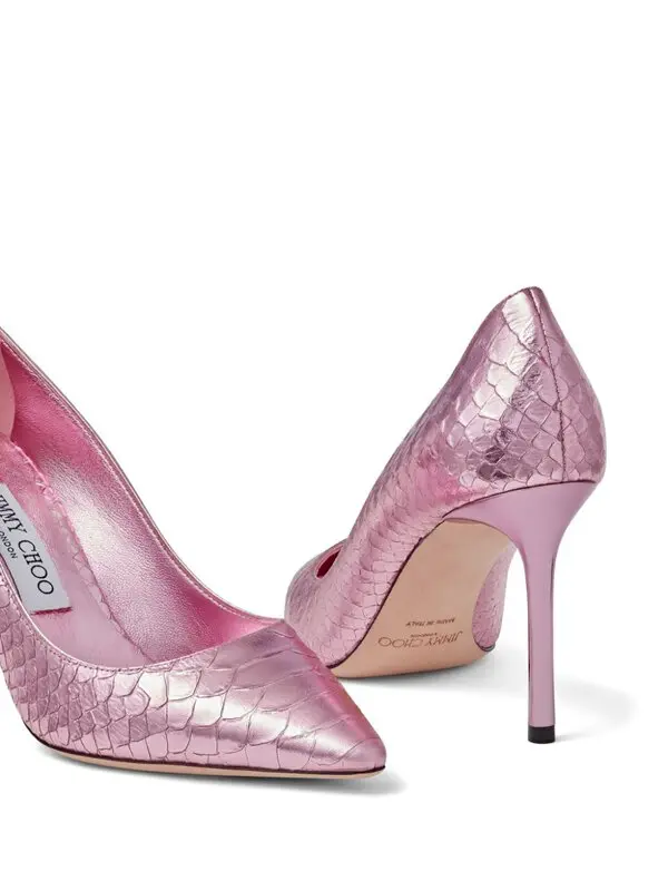 JIMMY CHOO Romy 85mm Leather Pumps