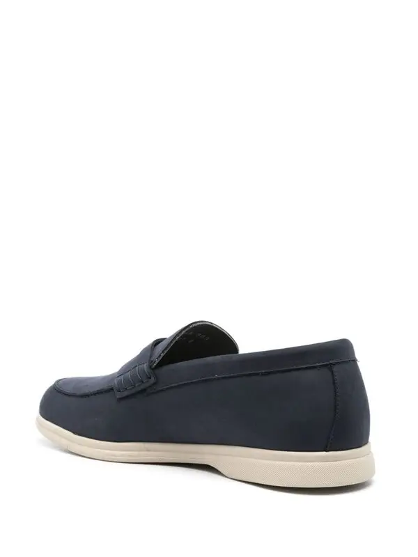 Corneliani Penny Leather Loafers