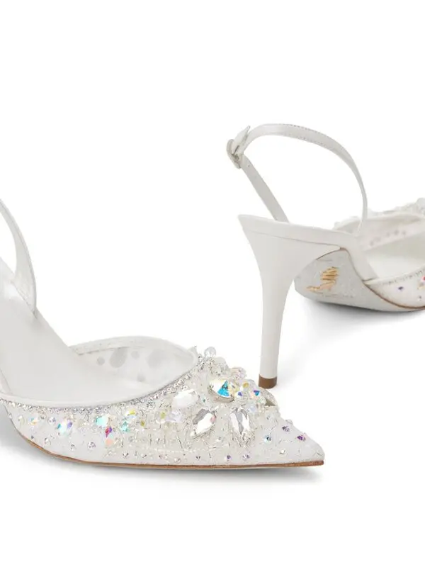 Rene Caovilla Cinderella 80mm Pumps