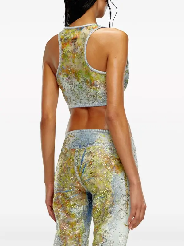 DIESEL® De-detop-fse Devoré Crop Top