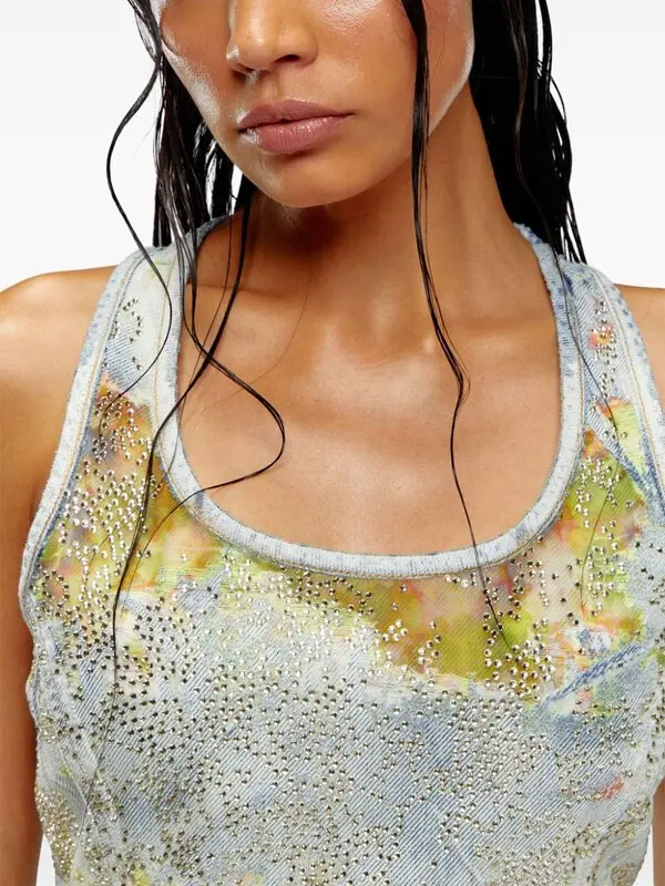 DIESEL® De-detop-fse Devoré Crop Top