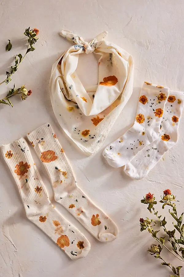 DYE KWEEN Flower Power Bamboo Socks