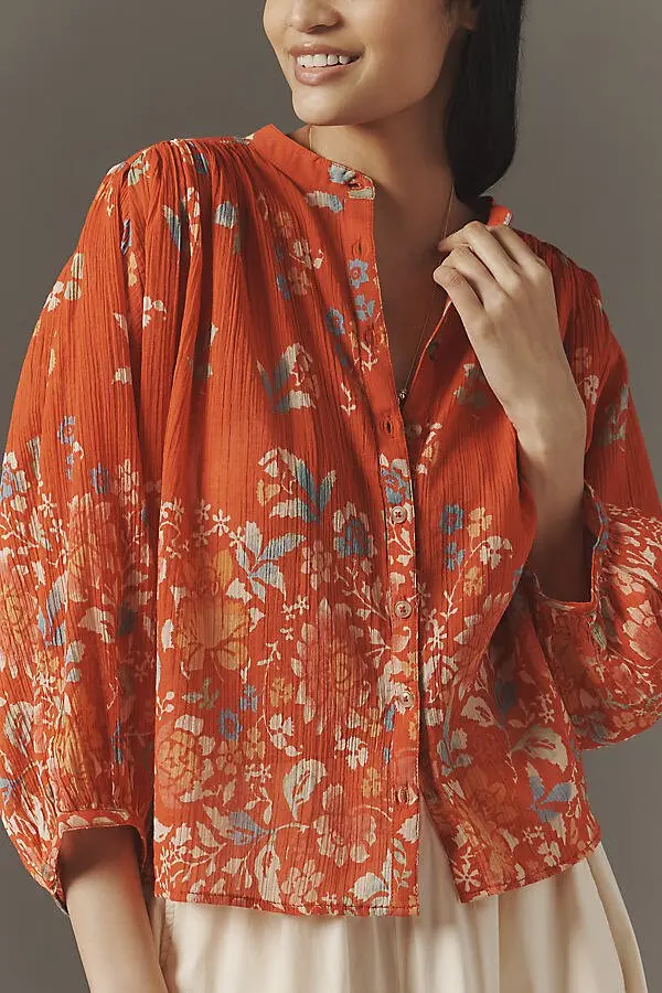 PILCRO Sidney Batwing Blouse
