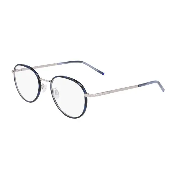 ZEISS Round Frame Eyeglasses - 460 Blue/silver/turtle