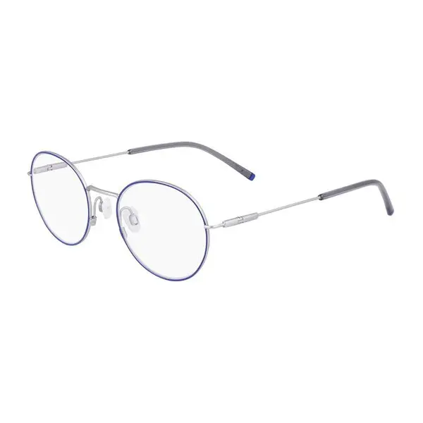 ZEISS Round Frame Eyeglasses - 401 Matte/indigo/silver