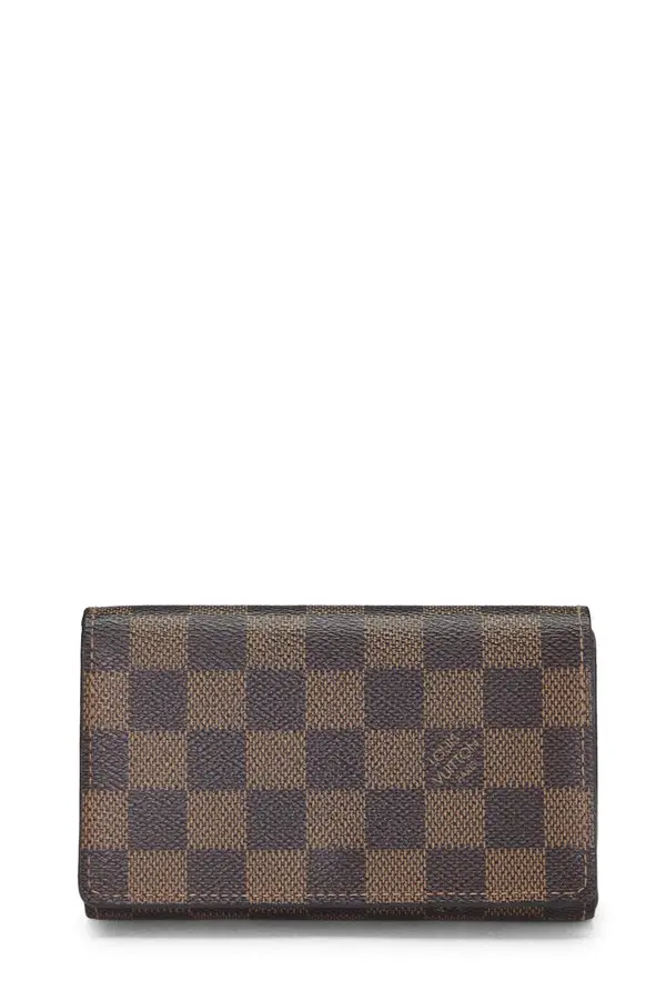 LOUIS VUITTON Damier Ebene Tresor Bag - Brown