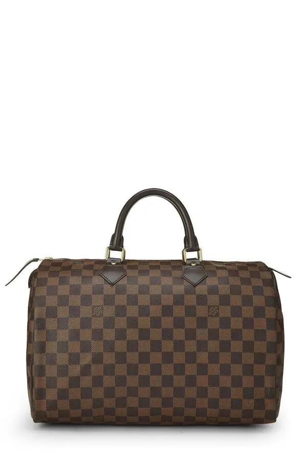 LOUIS VUITTON Damier Ebene Speedy 35 - Brown