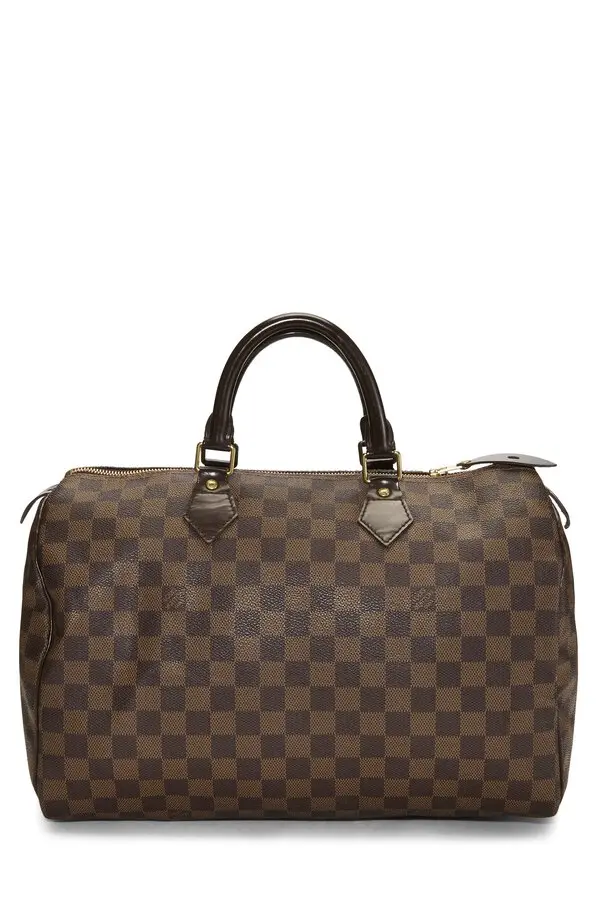 LOUIS VUITTON Damier Ebene Speedy 35 - Brown
