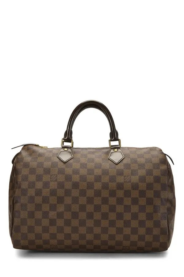LOUIS VUITTON Damier Ebene Speedy 35 - Brown