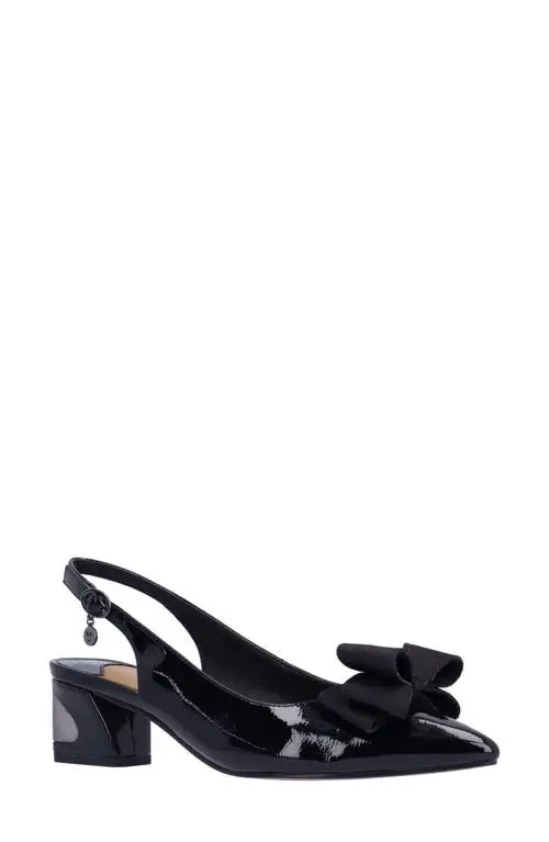 J. Reneé Kimma Slingback Pointed Toe Pumps - Black