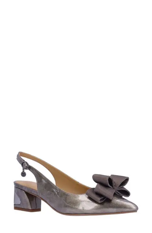 J. Reneé Kimma Slingback Pointed Toe Pumps - Dark Taupe