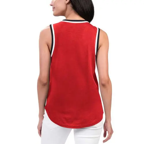 G-III 4HER BY CARL BANKS New Jersey Devils Strategy Tank Top