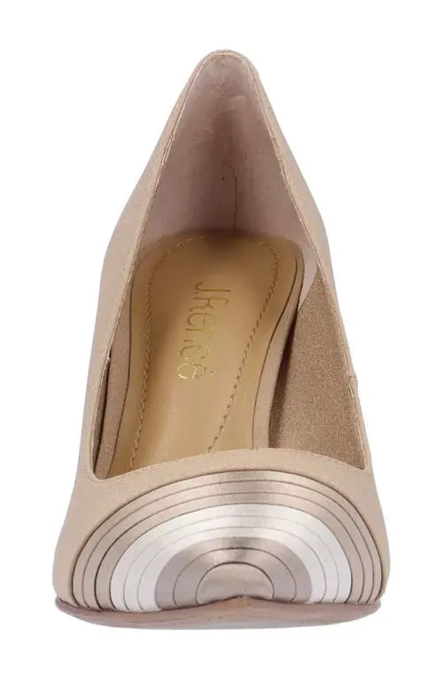 J. Reneé Garbina Pointed Toe Pump - Beige