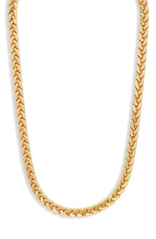 Nordstrom Flat Braided Chain Necklace - Gold