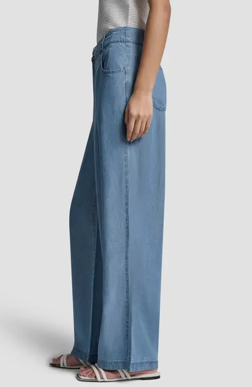 Dkny 5-pocket Wide Leg Lyocell Pants