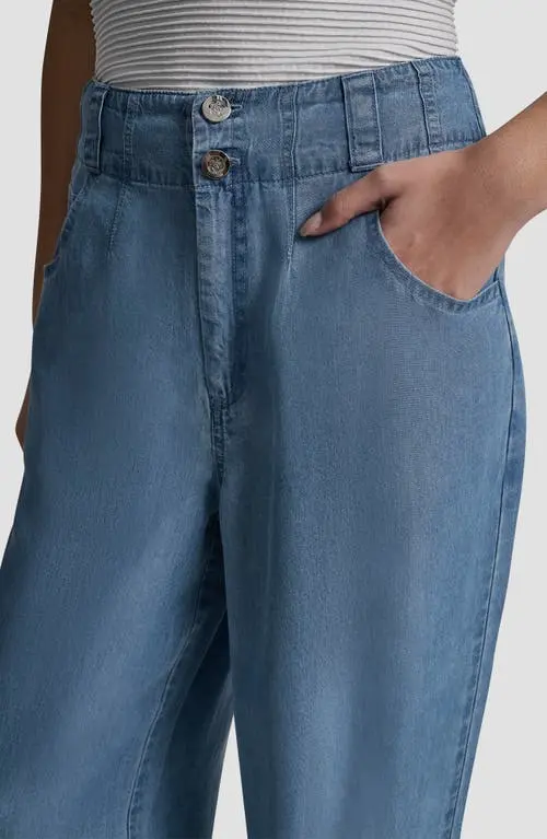 Dkny 5-pocket Wide Leg Lyocell Pants