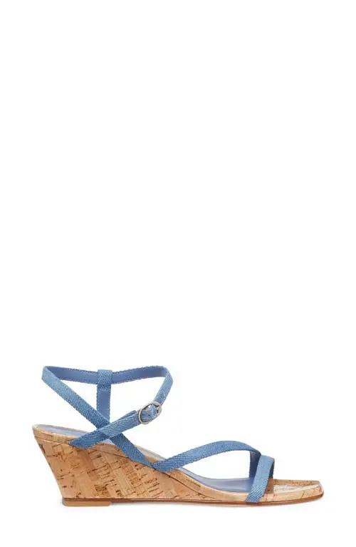 STUART WEITZMAN Oasis 50 Wedge Sandal - Washed