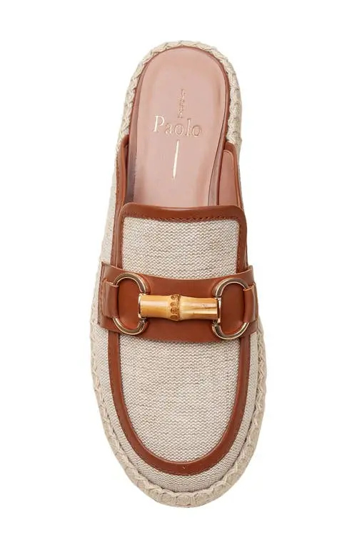 Linea Paolo Shiloh Mule - Natural/cognac