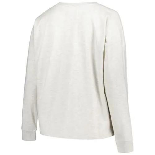 Profile Nebraska Huskers Distressed Arch Over Logo Neutral Boxy Pullover Sweatshirt