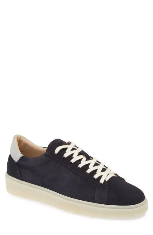 Eleventy Suede Low-top Sneakers - Navy