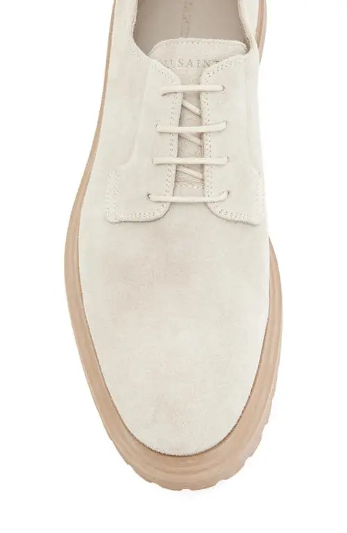 Allsaints Mavor Suede Derby In Sand - 55% Off | Editorialist display picture 2