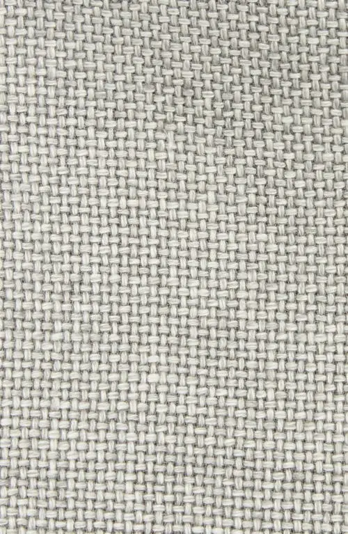 CLIFTON WILSON Basket Weave Linen Pocket Square - Grey
