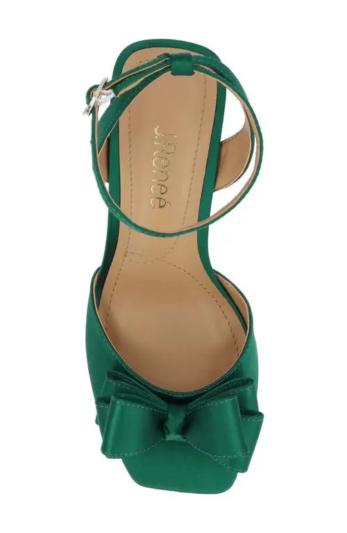 J. Reneé Nishia Ankle Strap Sandal - Emerald
