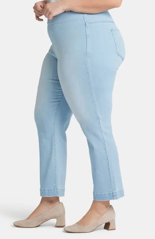 NYDJ Bailey Pull-on Ankle Relaxed Straight Leg Jeans