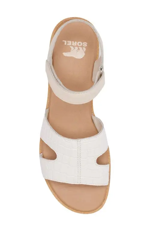Sorel Ella Iii Ankle Strap Sandal - Chalk/gum 2