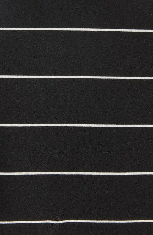 CLIFTON WILSON Pinstripe Silk Pocket Square