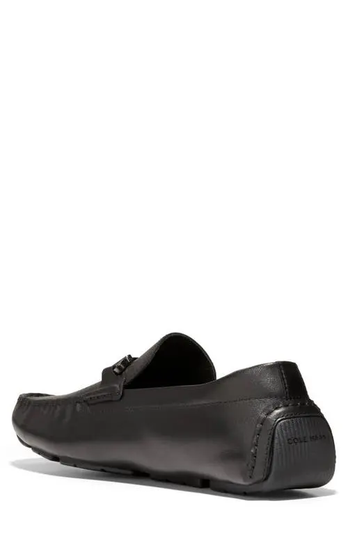 Cole Haan Grand Laser Bit Driving Loafer - Black/black