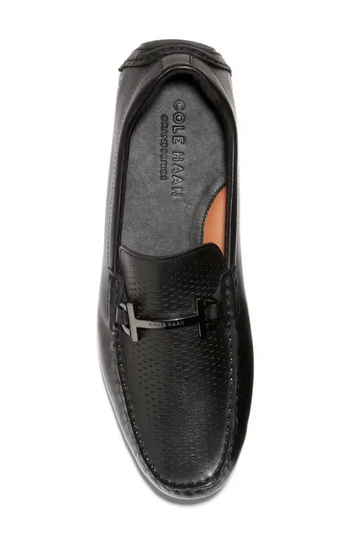 Cole Haan Grand Laser Bit Driving Loafer - Black/black