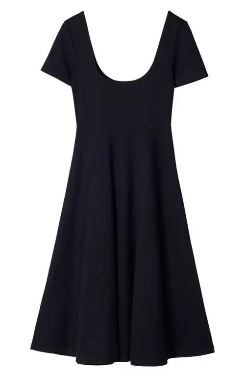Desigual Short Sleeve Scoop Neck Midi Dress