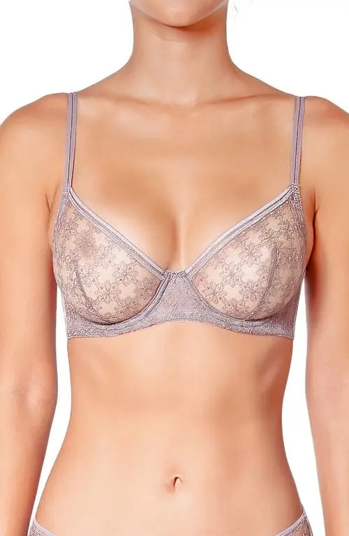 HUIT Café Fleur Underwire Bra - Taupe
