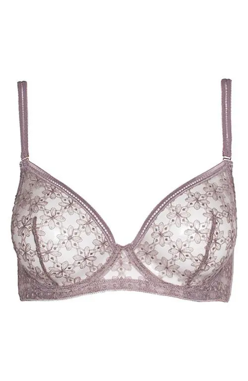 HUIT Café Fleur Underwire Bra - Taupe