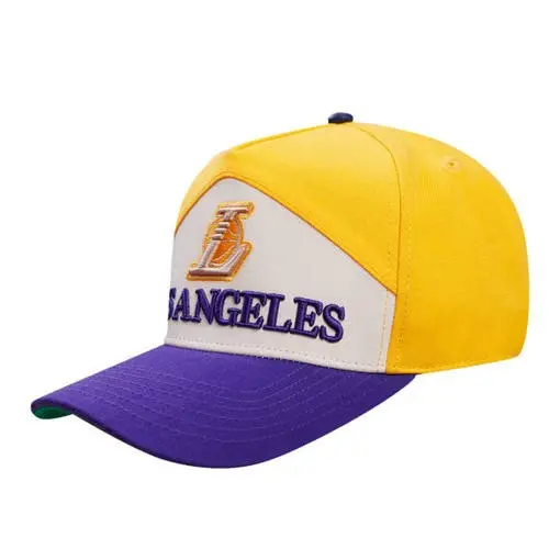 PRO STANDARD Los Angeles Lakers Pinch Chevron Adjustable Hat