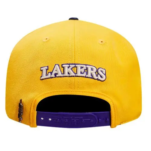 PRO STANDARD Los Angeles Lakers Pinch Chevron Adjustable Hat