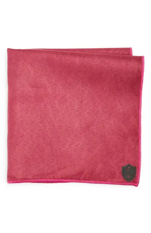 CLIFTON WILSON Cotton Pocket Square - Fuchsia