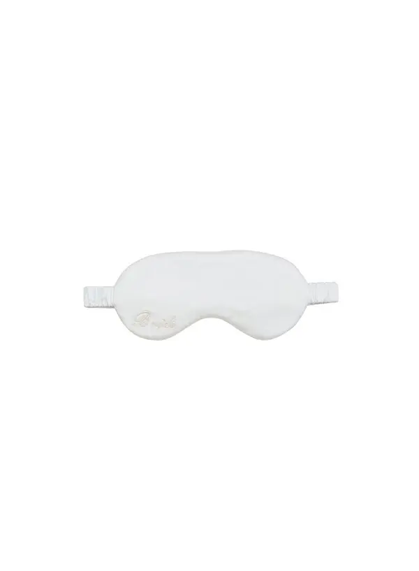 Fleur Du Mal Bridal Silk Eye Mask - Ivory