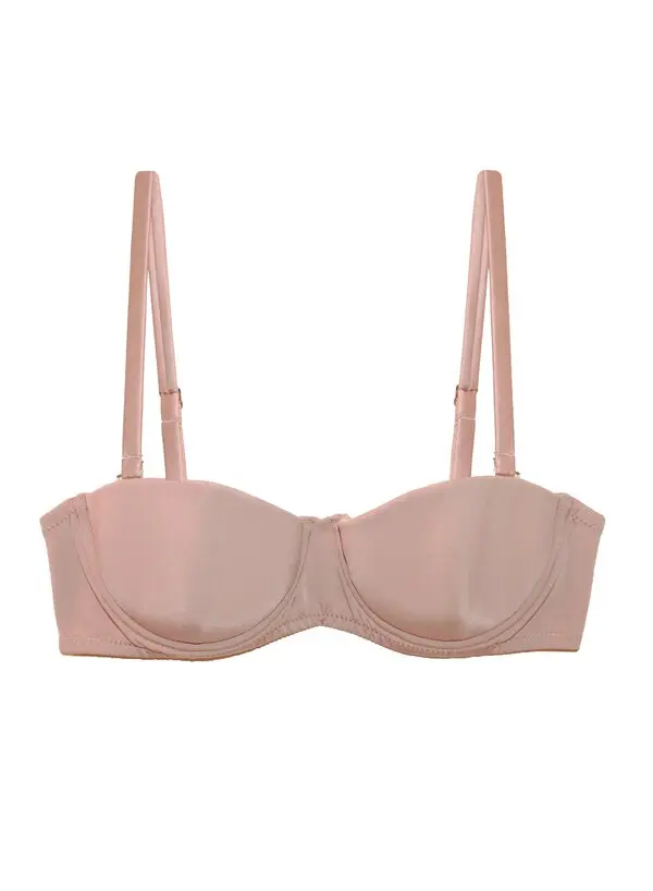 Fleur Du Mal Charlotte Convertible Strapless Bra - Tan