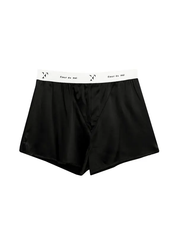Fleur Du Mal Boxer Short - Black